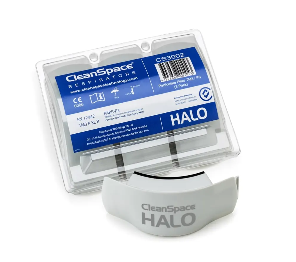Cleanspace Filter for use with CleanSpace HALO Power Units CS3002 (Pac ...